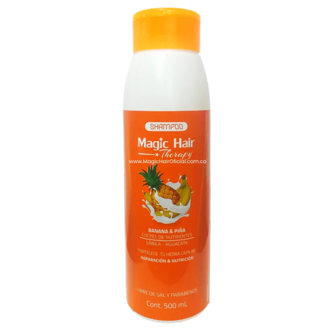 MAGIC HAIR SHAMPOO BANANA Y PIÑA – Valenty Beauty